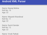 Android Xml Parsing Using Xmlpullparser