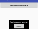 Android Popupwindow Example