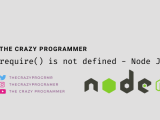 Solve Error Uncaught Referenceerror Require Is Not Defined In Node Js