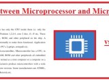 What Is The Difference Between Microcontroller And Microprocessor Pdf