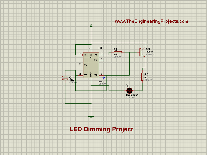 Circuit Diagram Of Pwm Led Dimmer Using Ne555 - Circuit Diagram