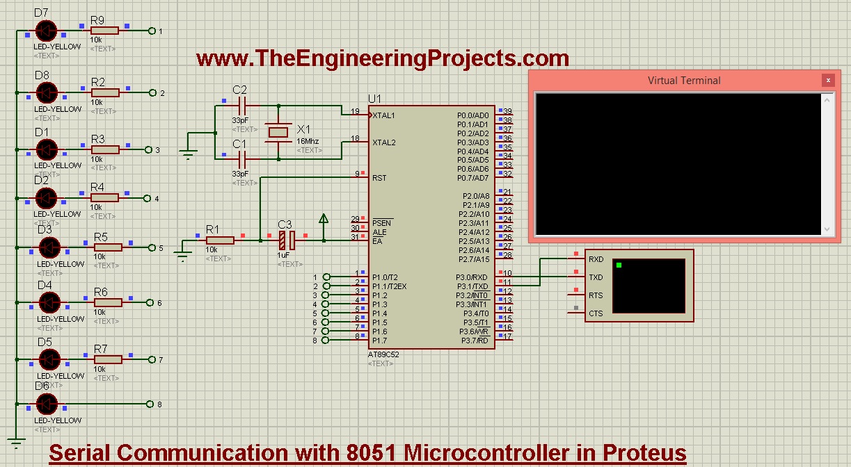 8051 Microcontroller Circuit Diagram Pdf