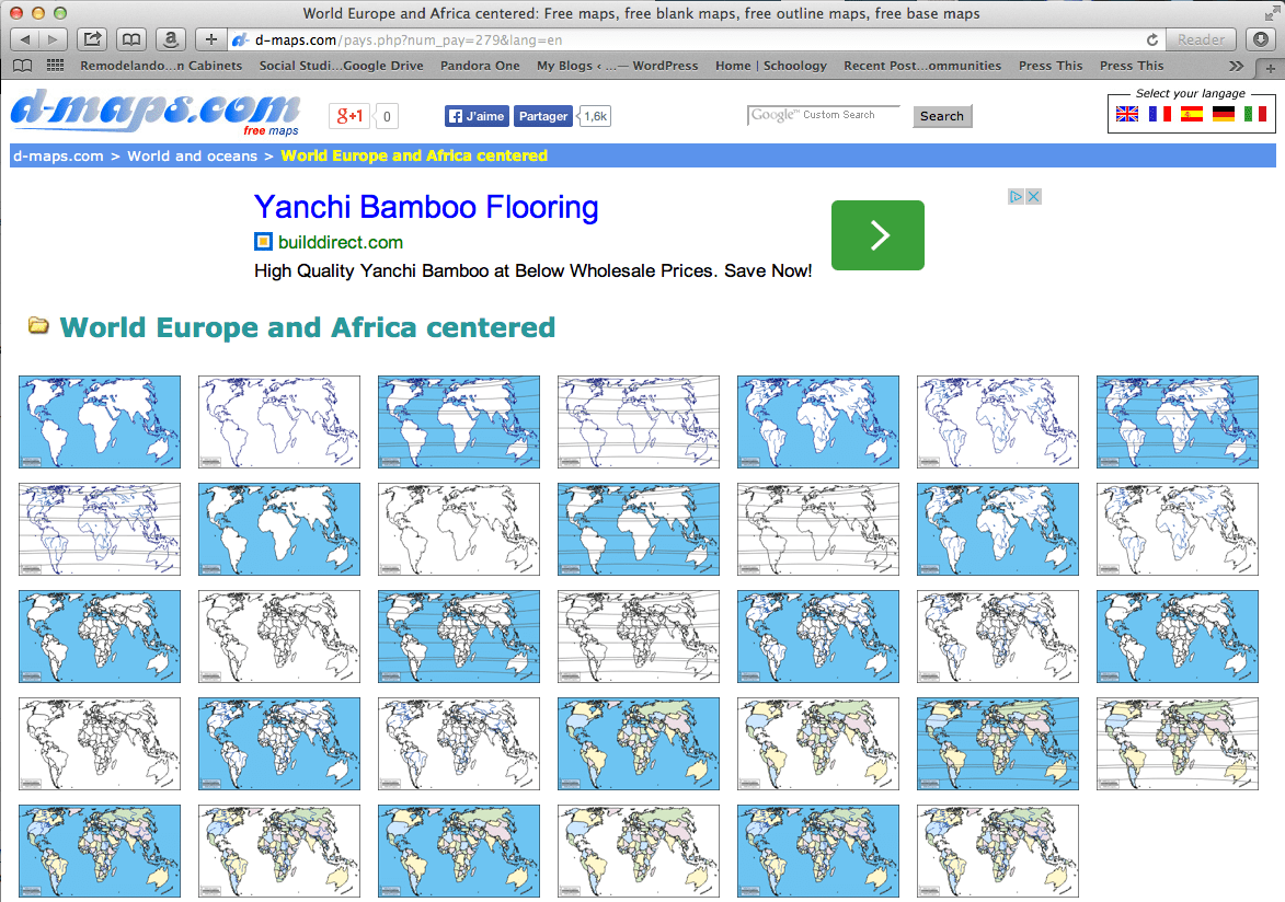 RESOURCE URL: Blank Map Website – The Human Imprint