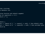 Inline Function In C Syntax With Examples
