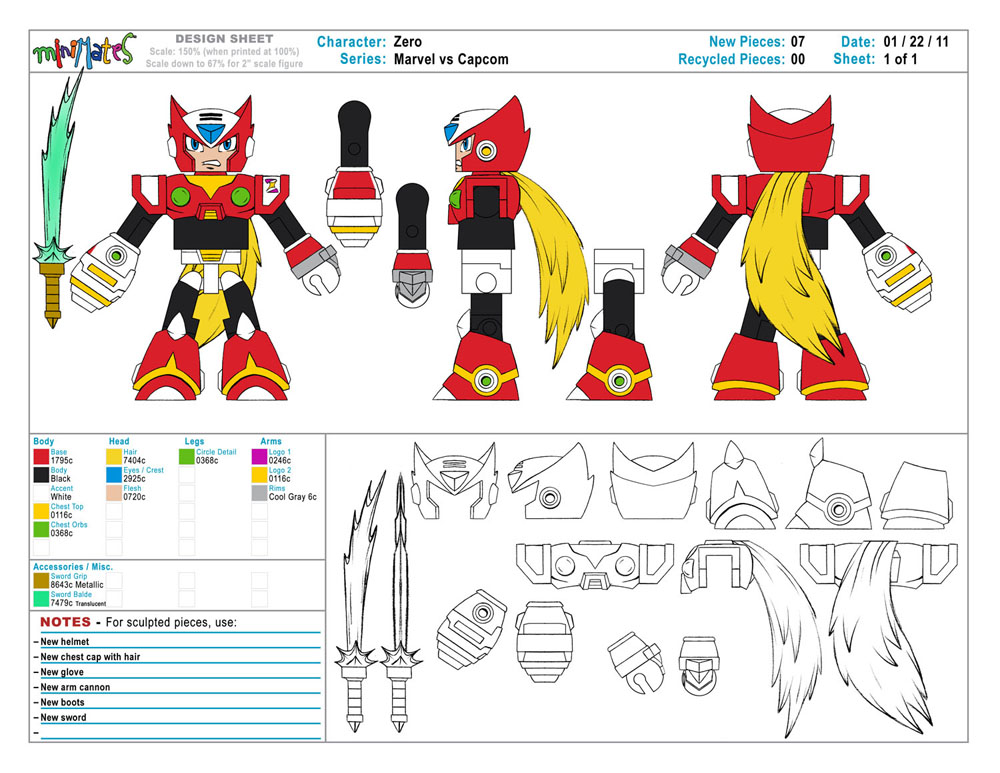 Minimate Zero Coming as Part of Marvel vs. Capcom 3 Line // The Mega ...