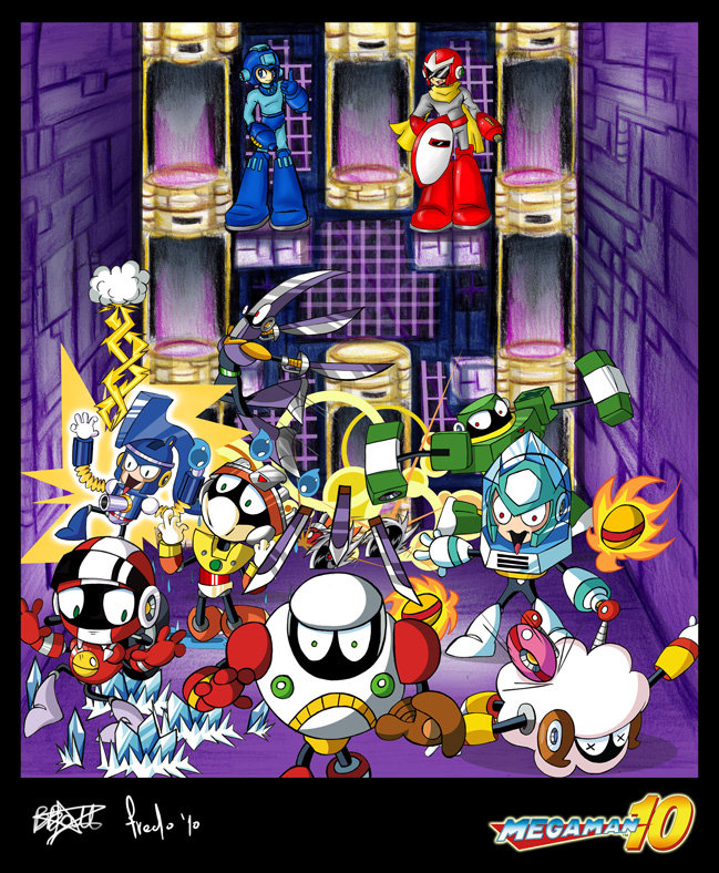 Full Roster of Capcom*Unity’s Mega Man 10 Collab Fan Art Contest // The ...
