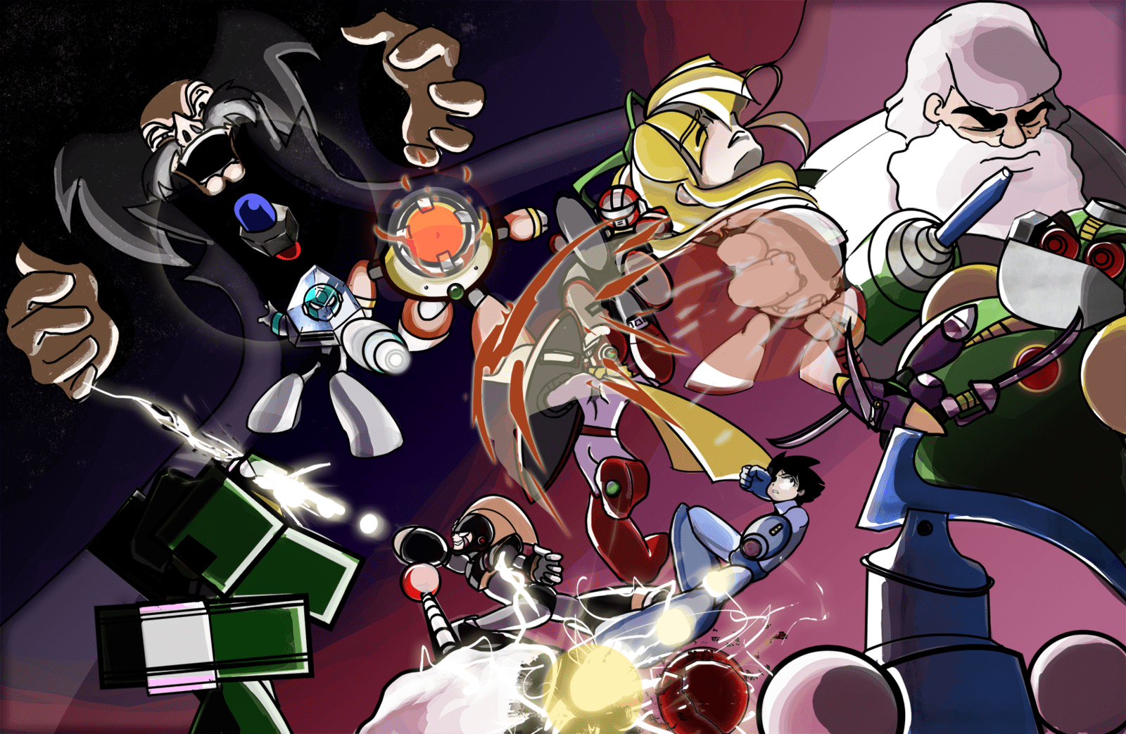 Full Roster of Capcom*Unity’s Mega Man 10 Collab Fan Art Contest // The ...