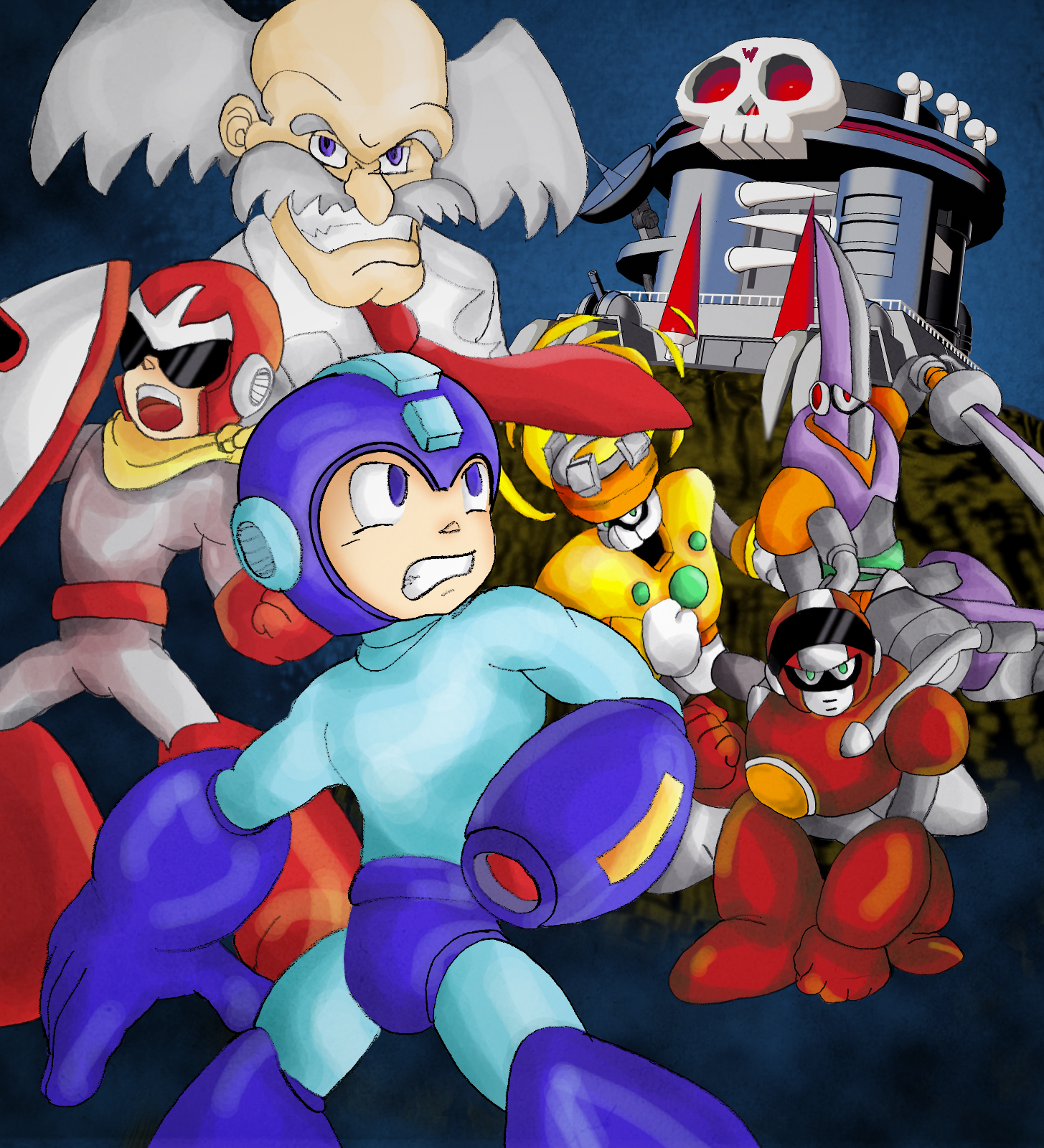 Full Roster of Capcom*Unity’s Mega Man 10 Collab Fan Art Contest // The ...