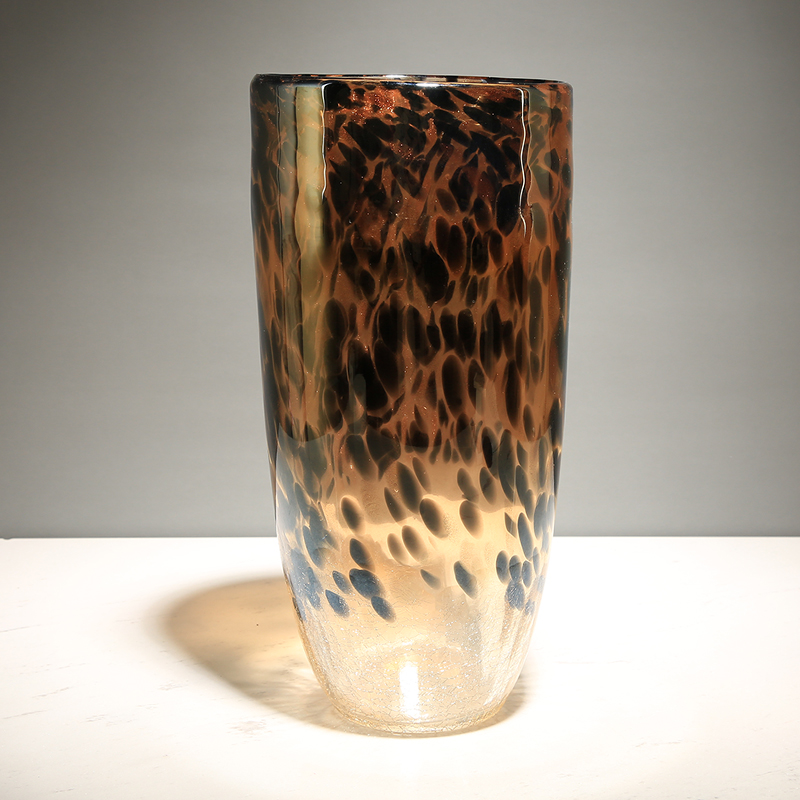 Large Tortoise Shell Glass Vase | The Other Aesthetic