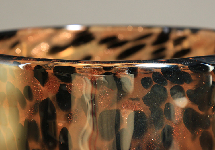 Large Tortoise Shell Glass Vase | The Other Aesthetic