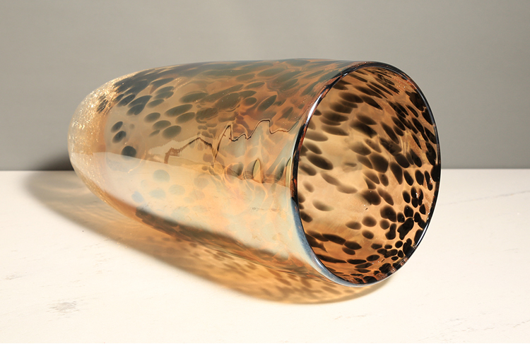Large Tortoise Shell Glass Vase | The Other Aesthetic