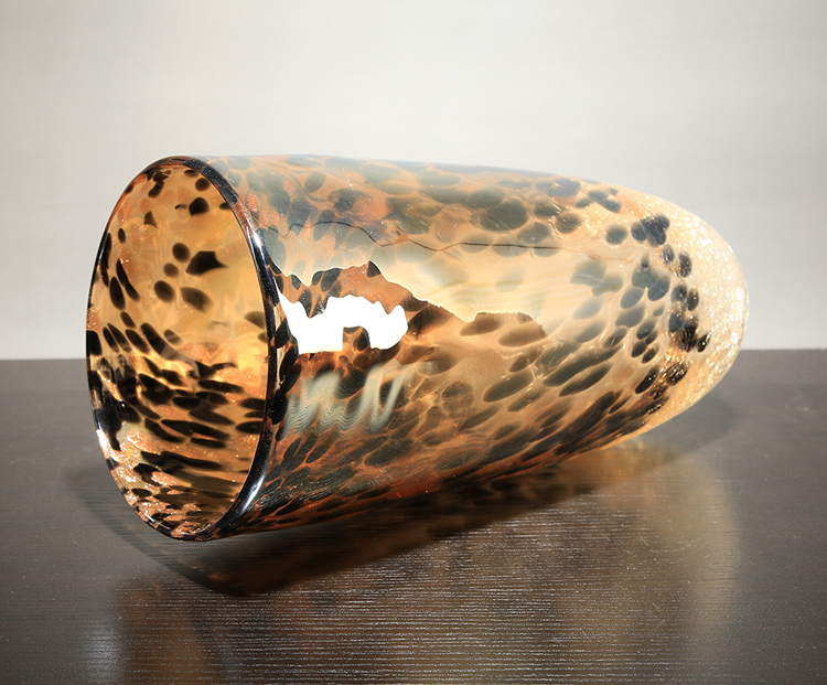 Large Tortoise Shell Glass Vase | The Other Aesthetic