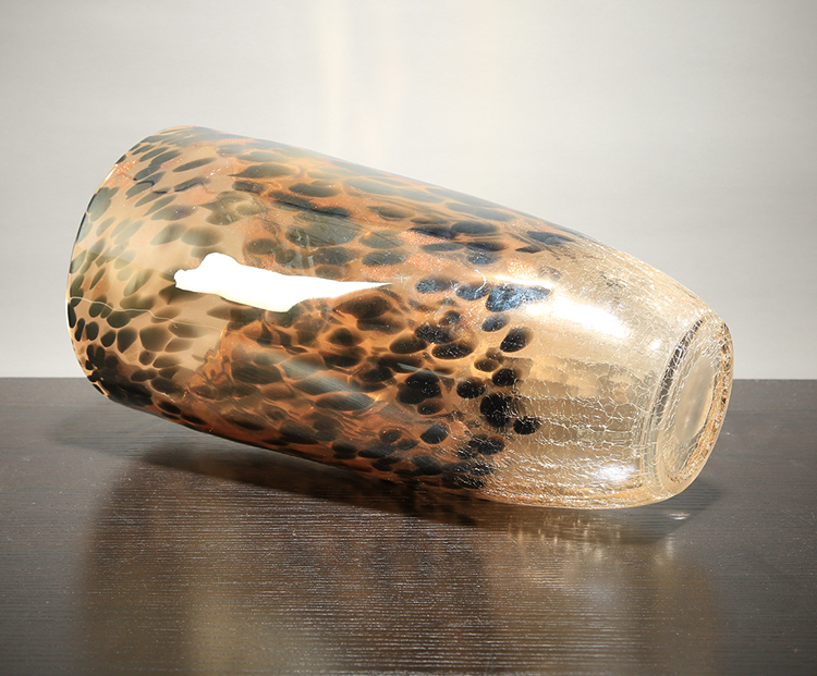 Large Tortoise Shell Glass Vase | The Other Aesthetic