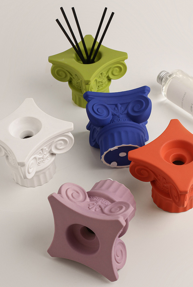 Roman Column Ceramic Incense Diffusers | The Other Aesthetic