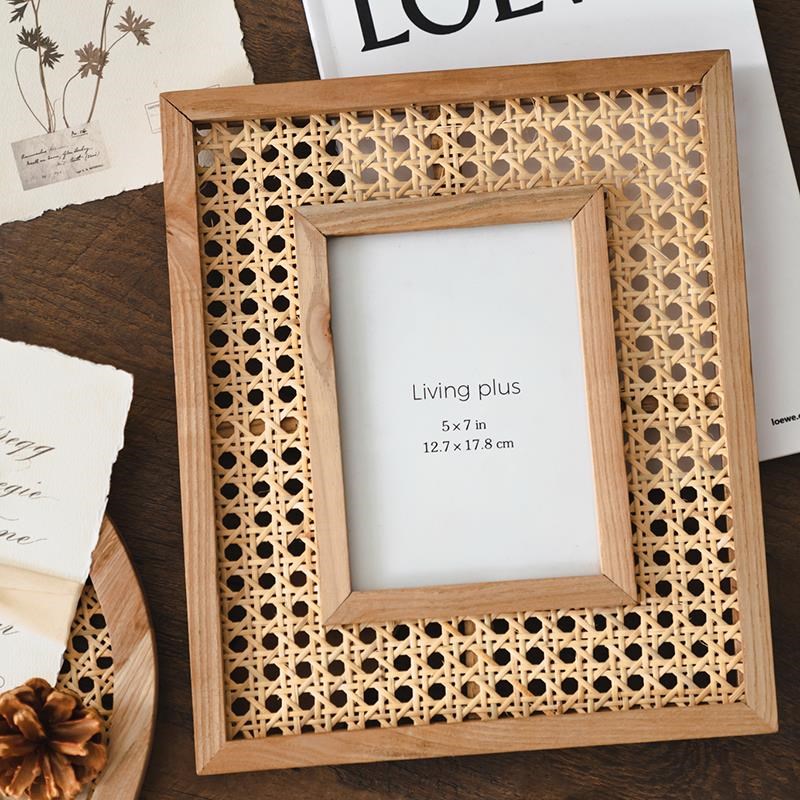 Cane Rattan Picture Frame | The Other Aesthetic