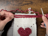 Crochet Drawstring Bag Free Pattern Tutorial The Painted Hinge
