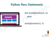Python Pass Statement The Security Buddy