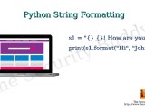 Python String Formatting The Security Buddy