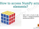 How To Access Numpy Array Elements The Security Buddy