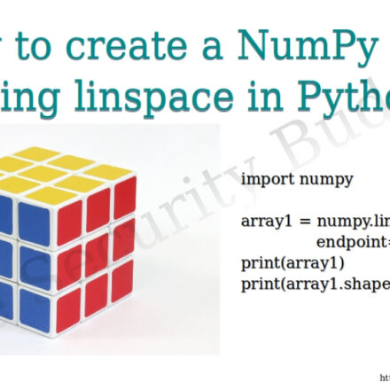 How To Create A Numpy Array Using Linspace In Python The Security Buddy - 4K Abstract Backgrounds for Desktop