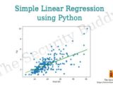 Simple Linear Regression Using Python The Security Buddy