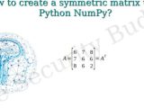How To Create An Augmented Matrix Using Python Numpy The Security Buddy