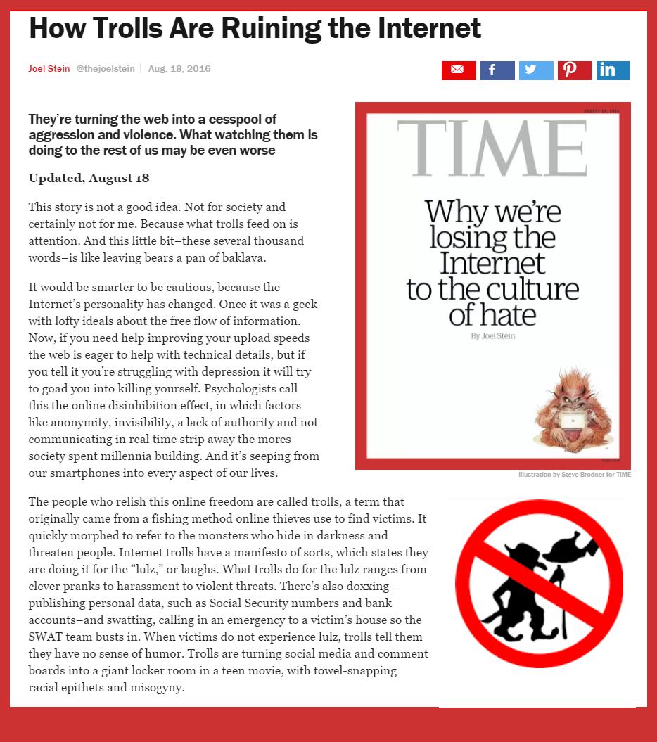 Trolls on the Internet | Thethinkingblue's Blog