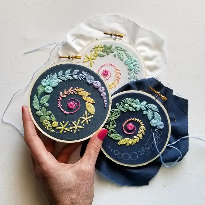 Spiral Sampler Embroidery Kit The Whimsical Workshop Llc