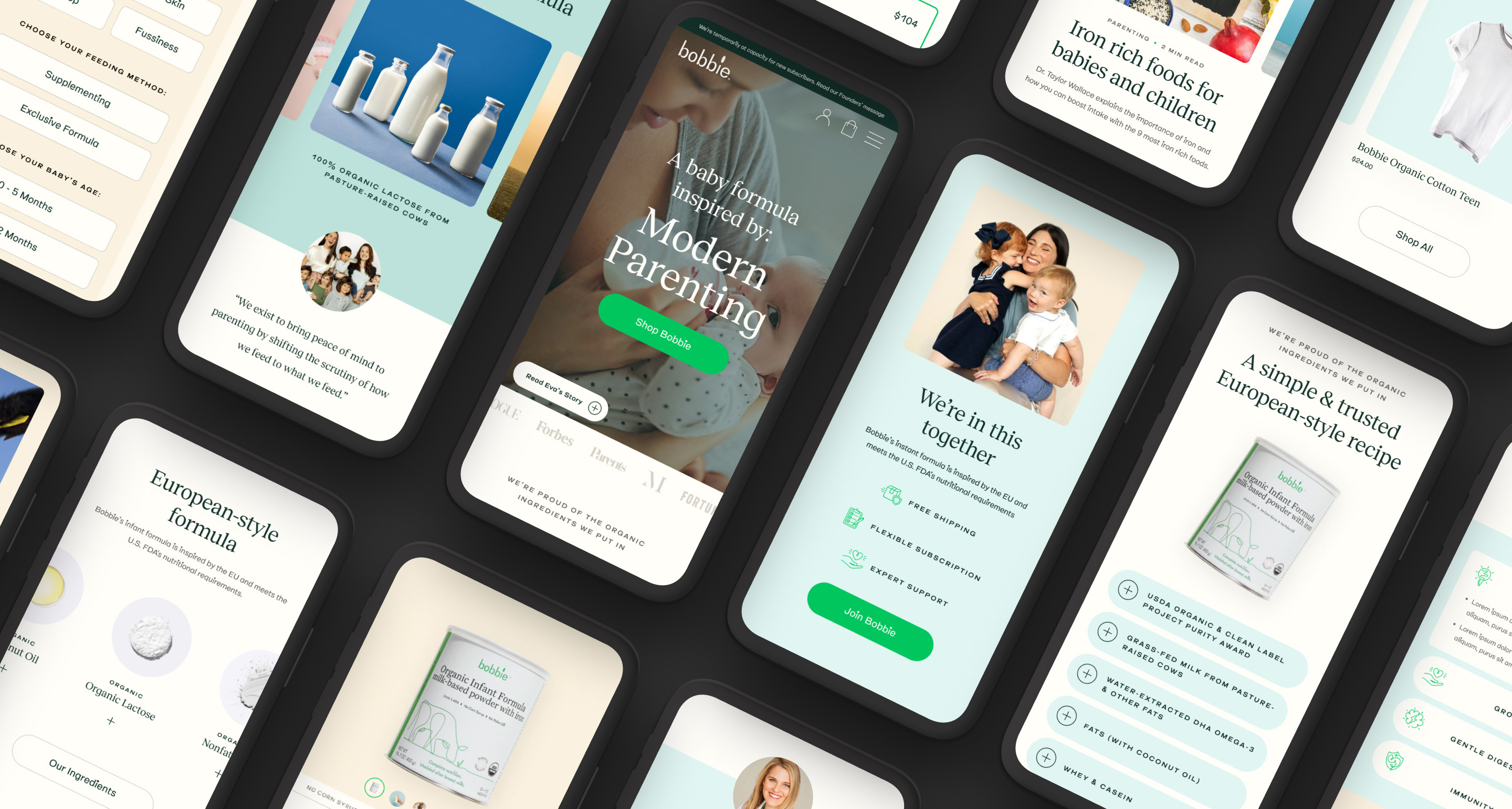 Bobbie - Shopify Plus Redesign by Pattern | Design, eCommerce, Branding ...