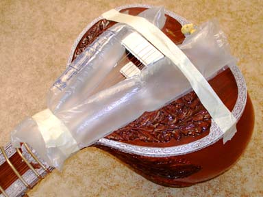 Reparos{3 – Sitar repair: broken tumba | Sitar-Raag