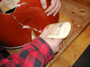 Reparos{3 – Sitar repair: broken tumba | Sitar-Raag