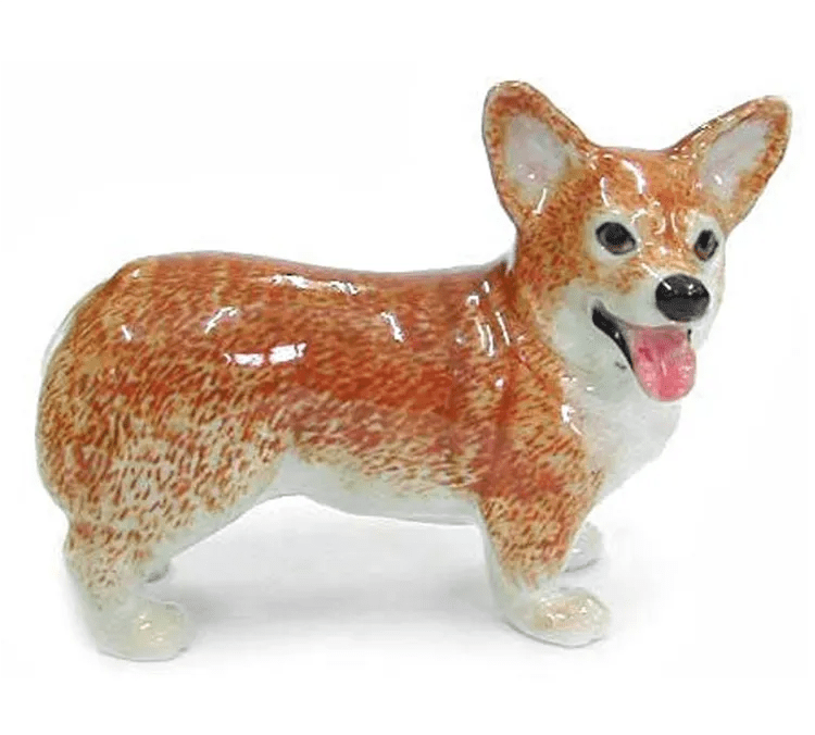 Mini Corgi Pembroke Porcelain Figurine – Three Corgis Official GIFT SHOP