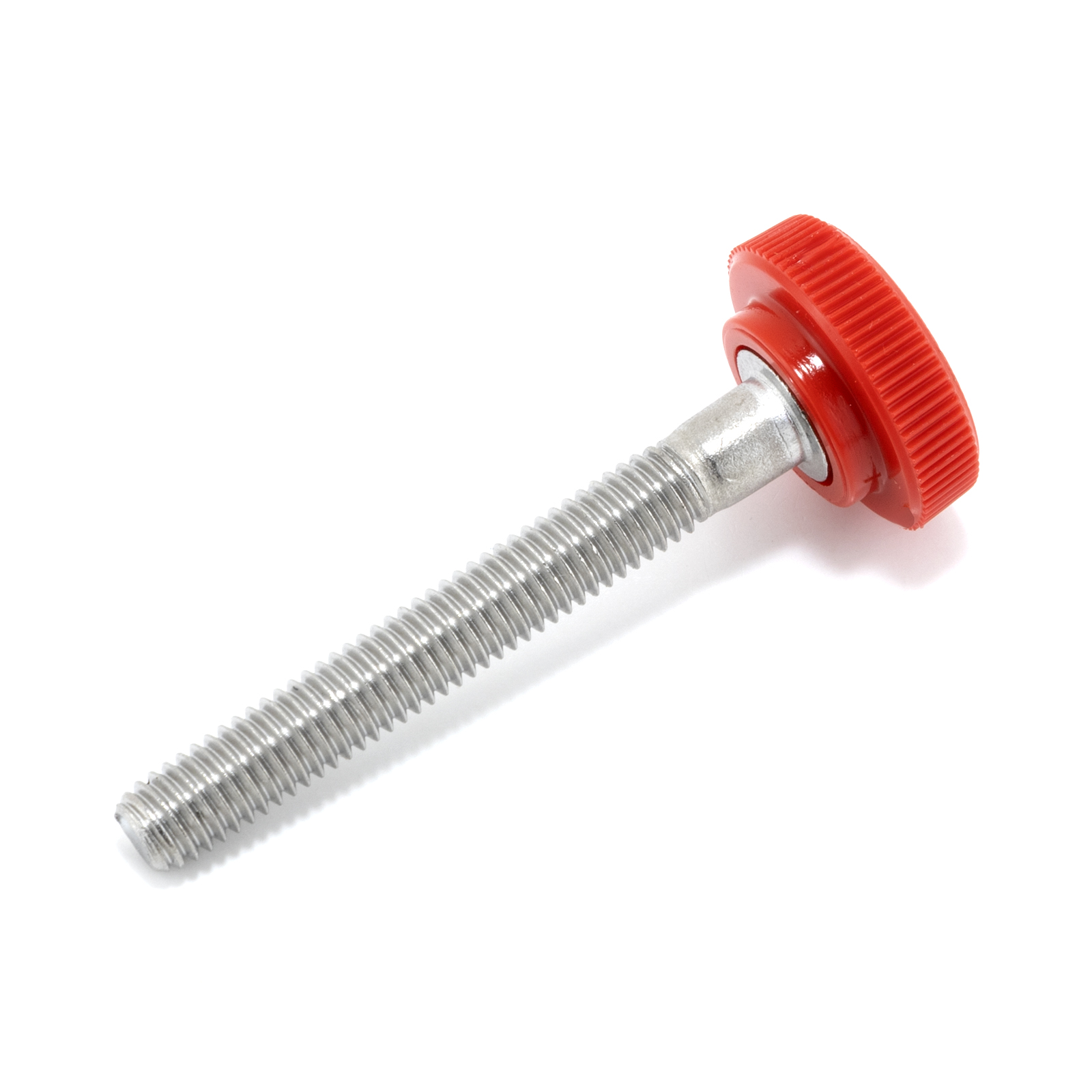 #10-32 X 1-1/2" Red Knurled Round - Thumb Screw Depot®