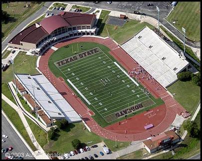 Know Your Stadiums - Texas State's Bobcat Stadium - Thunderjags - USA ...