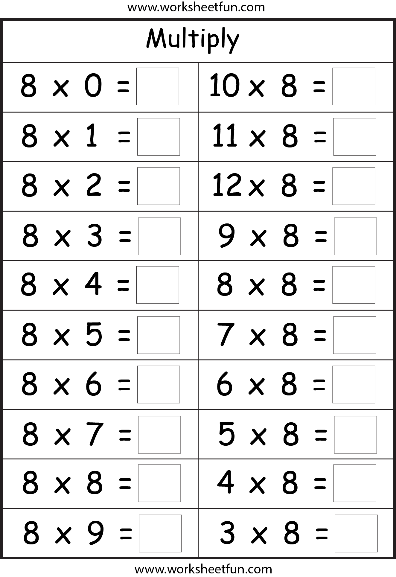 1 9 Times Table Worksheet Time Worksheets 1-9-times-table-worksheet-time-worksheets
