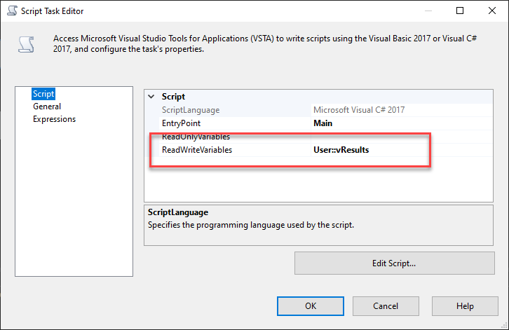 Reusing A Recordset In An Ssis Object Variable Tim Mitchell