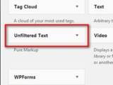 Fix Custom Wordpress Html Widget Error Won T Allow To Save