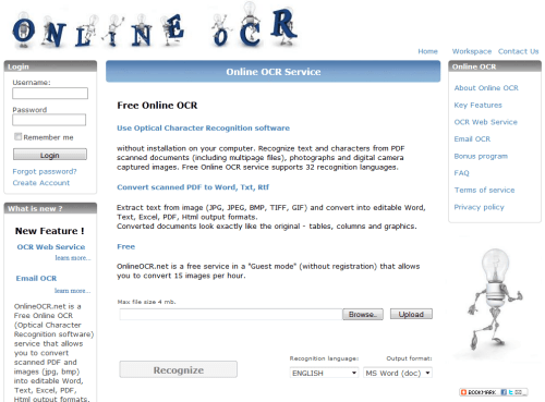 Free Online OCR To Convert Image Into Text Easily | HACKOLOGY