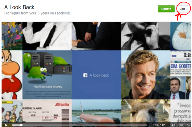 Facebook A Look Back, uno sguardo al passato, ora si può modificare il ...