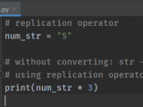 Python String Operator Concatenation Operator Replication Operator