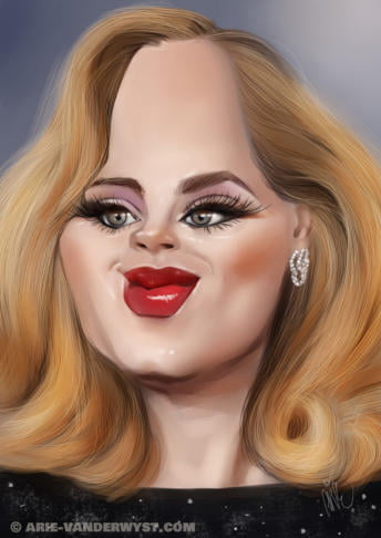 Adele Caricature - Toons Mag