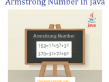 Java Program To Check If A Number Is Armstrong Number Top Java Tutorial
