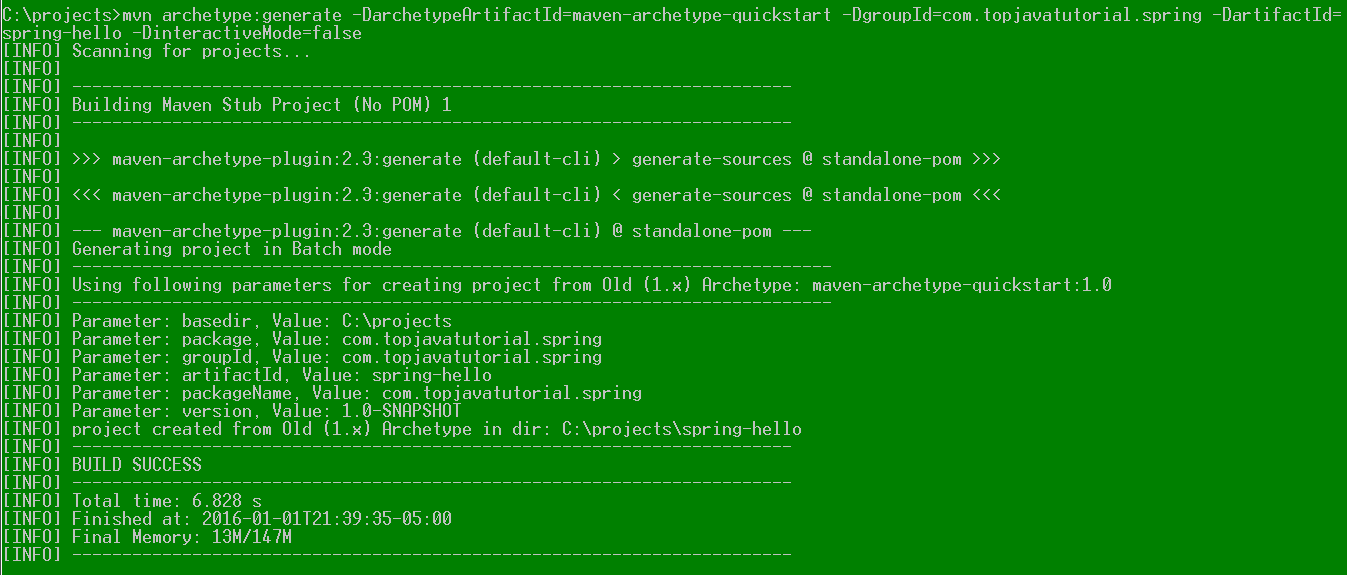 Spring 4 Hello World Using Java Based Configuration Topjavatutorial 9145