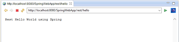 Spring Restful Webservice Hello World Topjavatutorial