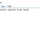 Running Programs Like Ms Paint Notepad From Java Topjavatutorial