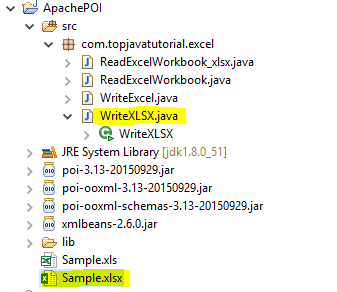 Writing data to an Excel File in Java - TopJavaTutorial