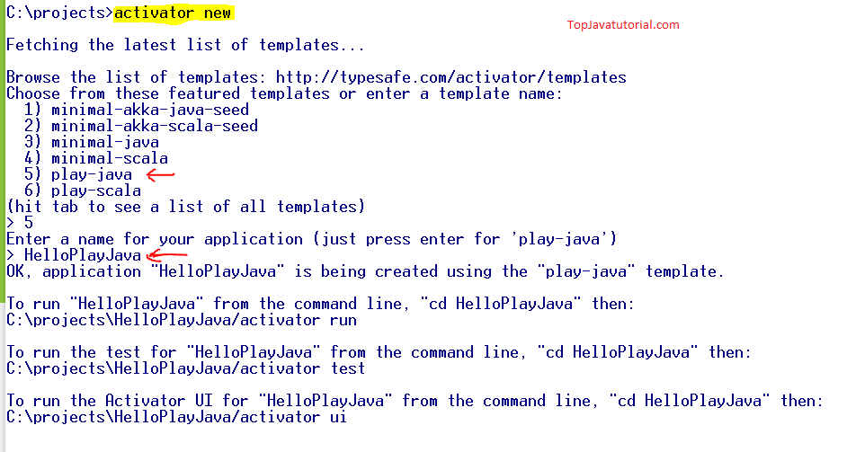 Play Framework Introduction For Java Using Eclipse Topjavatutorial