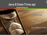 Java 8 Date Time Api Topjavatutorial