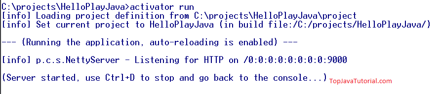 Play Framework Introduction for Java using Eclipse - TopJavaTutorial