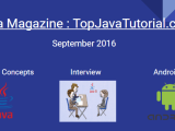 Topjavatutorial Magazine September 2016 Topjavatutorial
